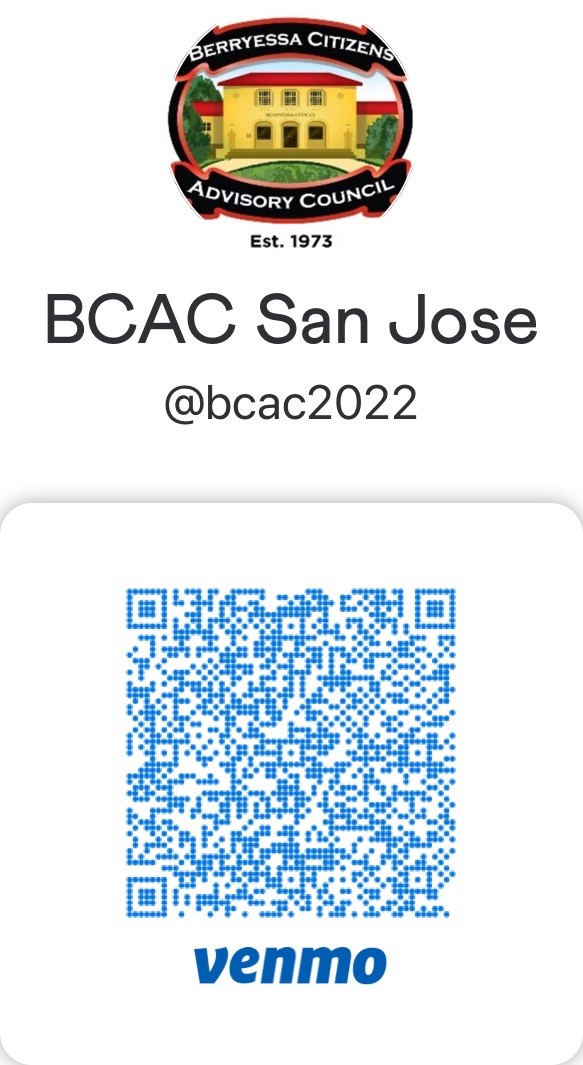 Please submit your BCAC 2022 Dues – Berryessa Citizens Advisory Council